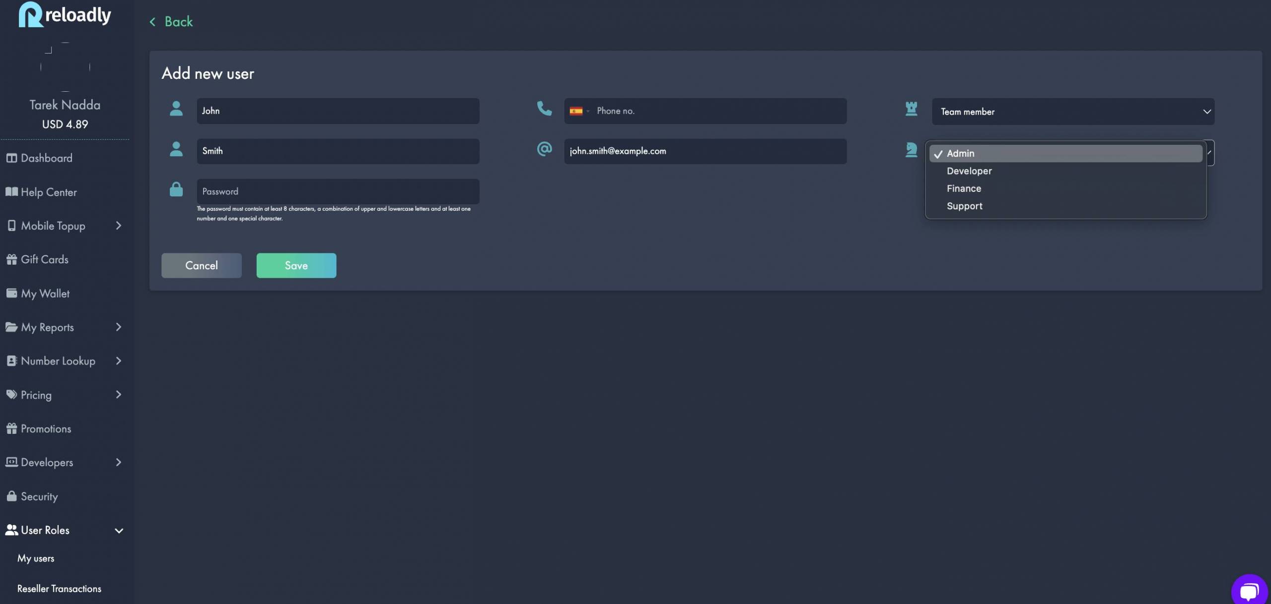 Reloadly Launches New User Roles for Enhanced Autonomy - Reloadly Blog